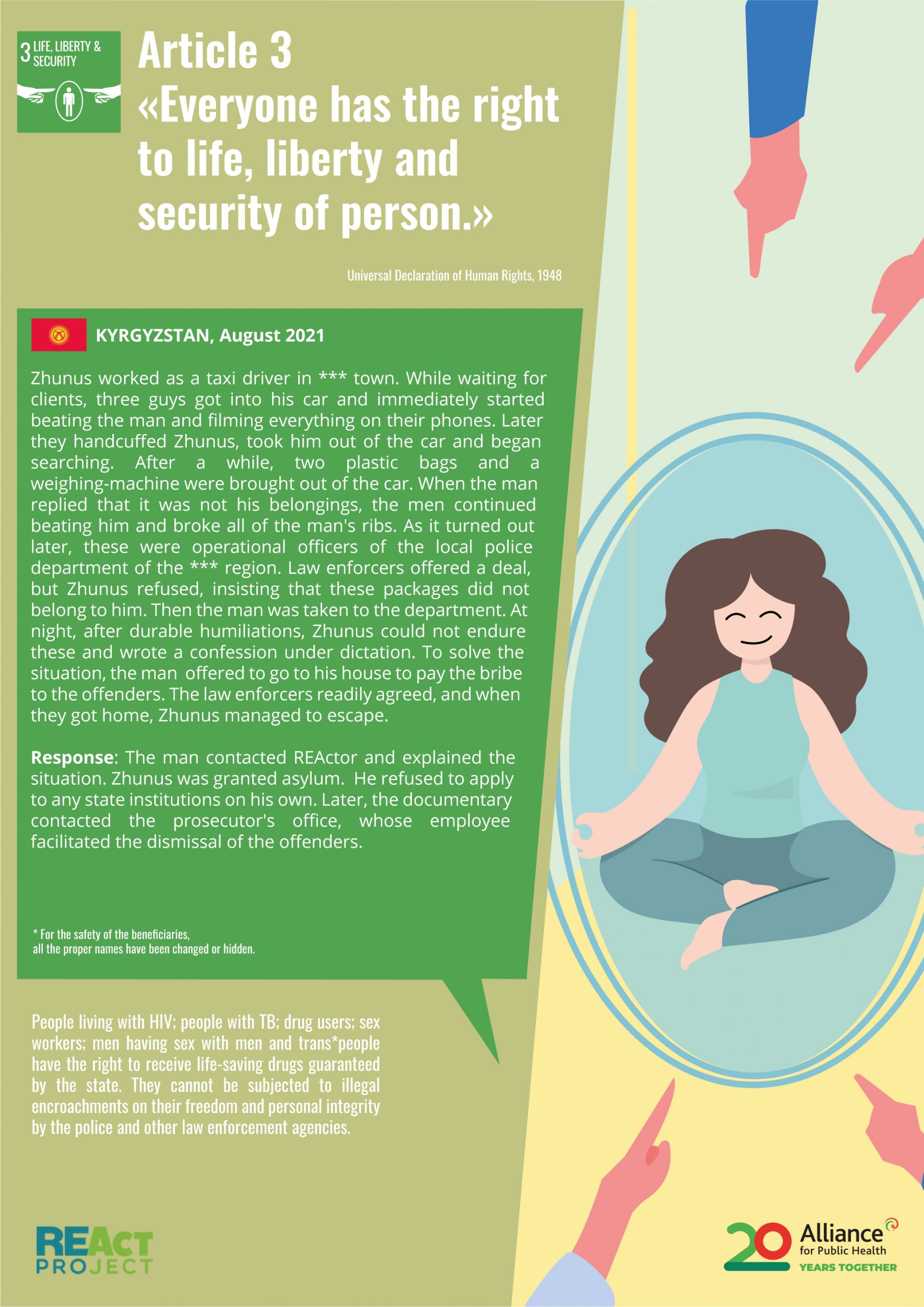 Article 3: Life, Liberty and Security | Declaration of Human Rights ...