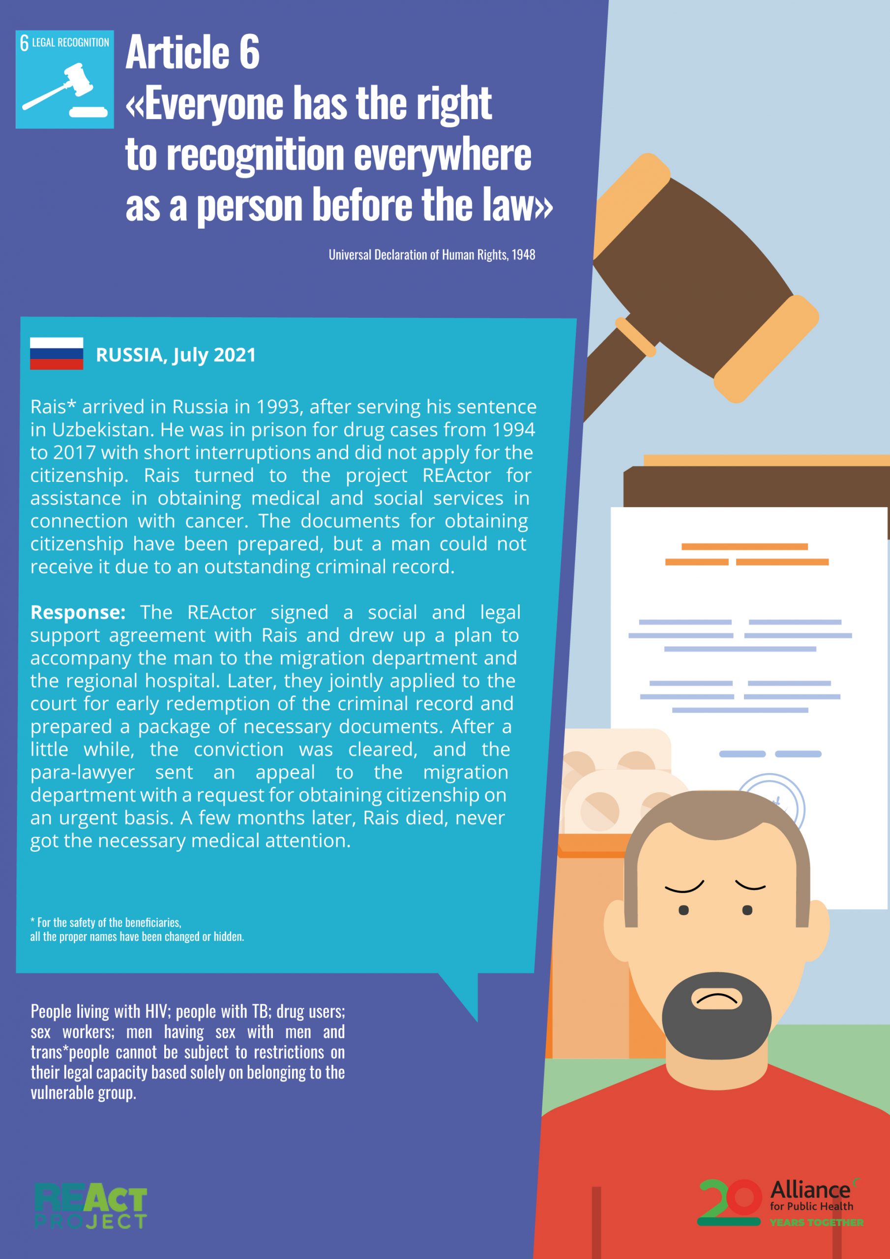 Article 6: Legal Recognition | Declaration of Human Rights. This ...