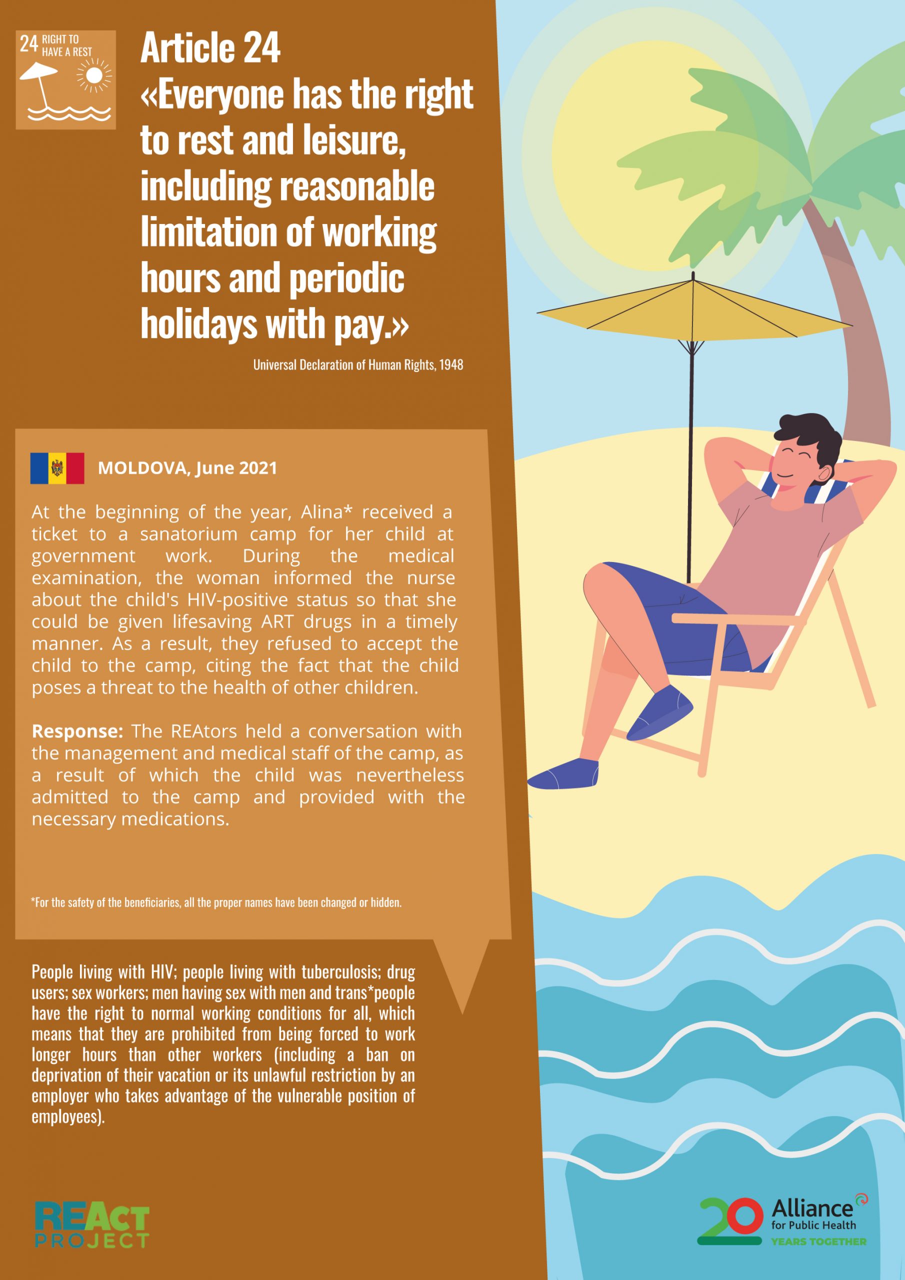 Article 24: Right to Have a Rest | Declaration of Human Rights. This ...